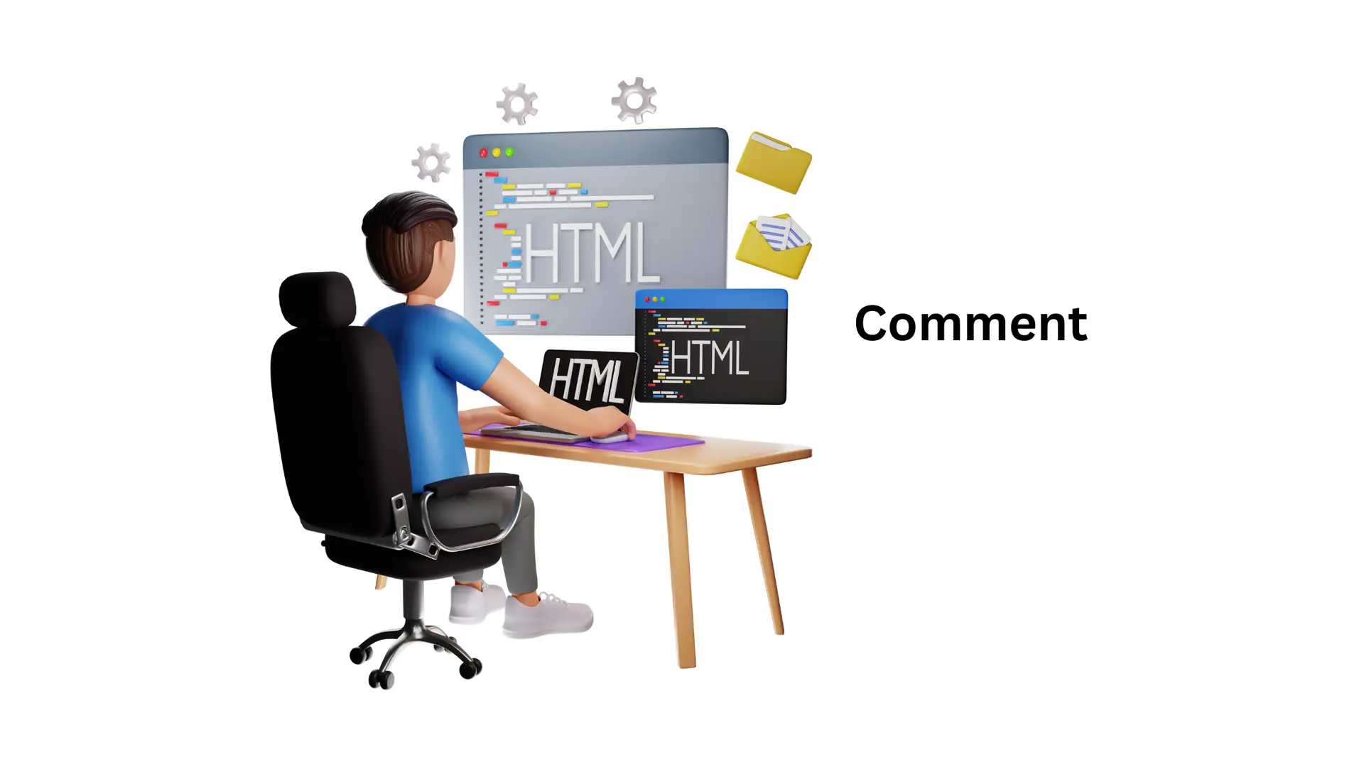 How to comment in html learner with example